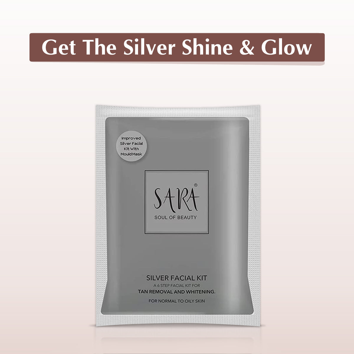 SARA SILVER FACIAL KIT (MEGA CLEAR SKIN) Pack of 4 – Sara Beauty