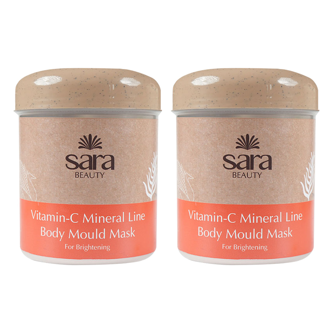 Vit-C Mineral Line Body Mould Mask No-13 ( IN JAR) Pack of 2 – Sara Beauty